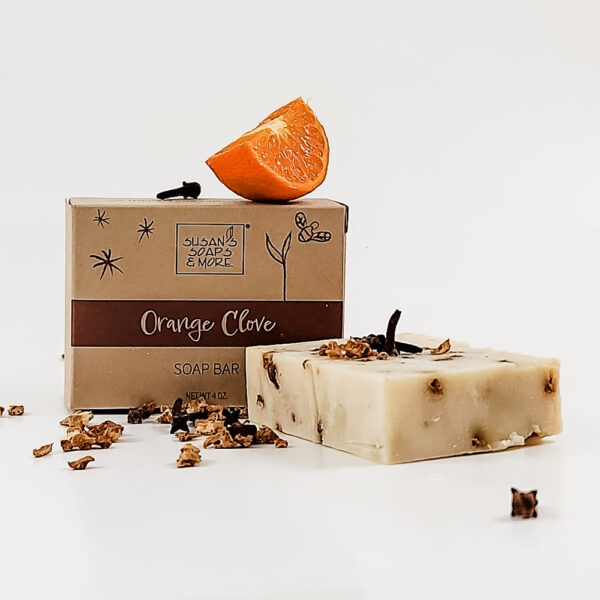 Orange Clove Soap - Handmade by Susan's Soaps & More