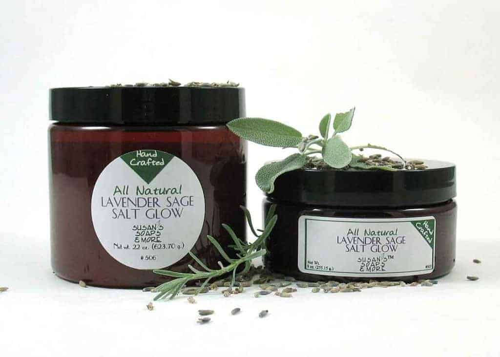 Salt Glow Body Scrub feels fantastic - Susan's Soaps & More