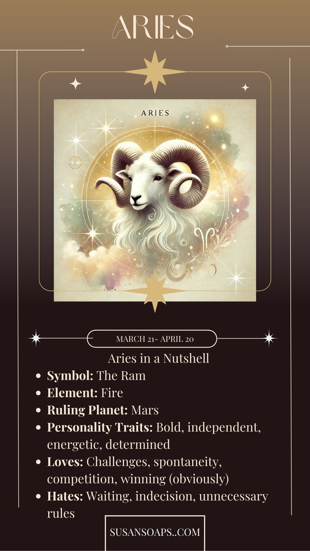 Aries Season: The Susan Soap Take on Bold, Fiery Energy
